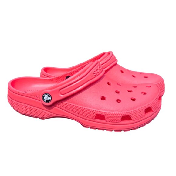 CROCS | Shoes | Crocs Classic Clog Water Shoe Coral Pink Womens Size ...